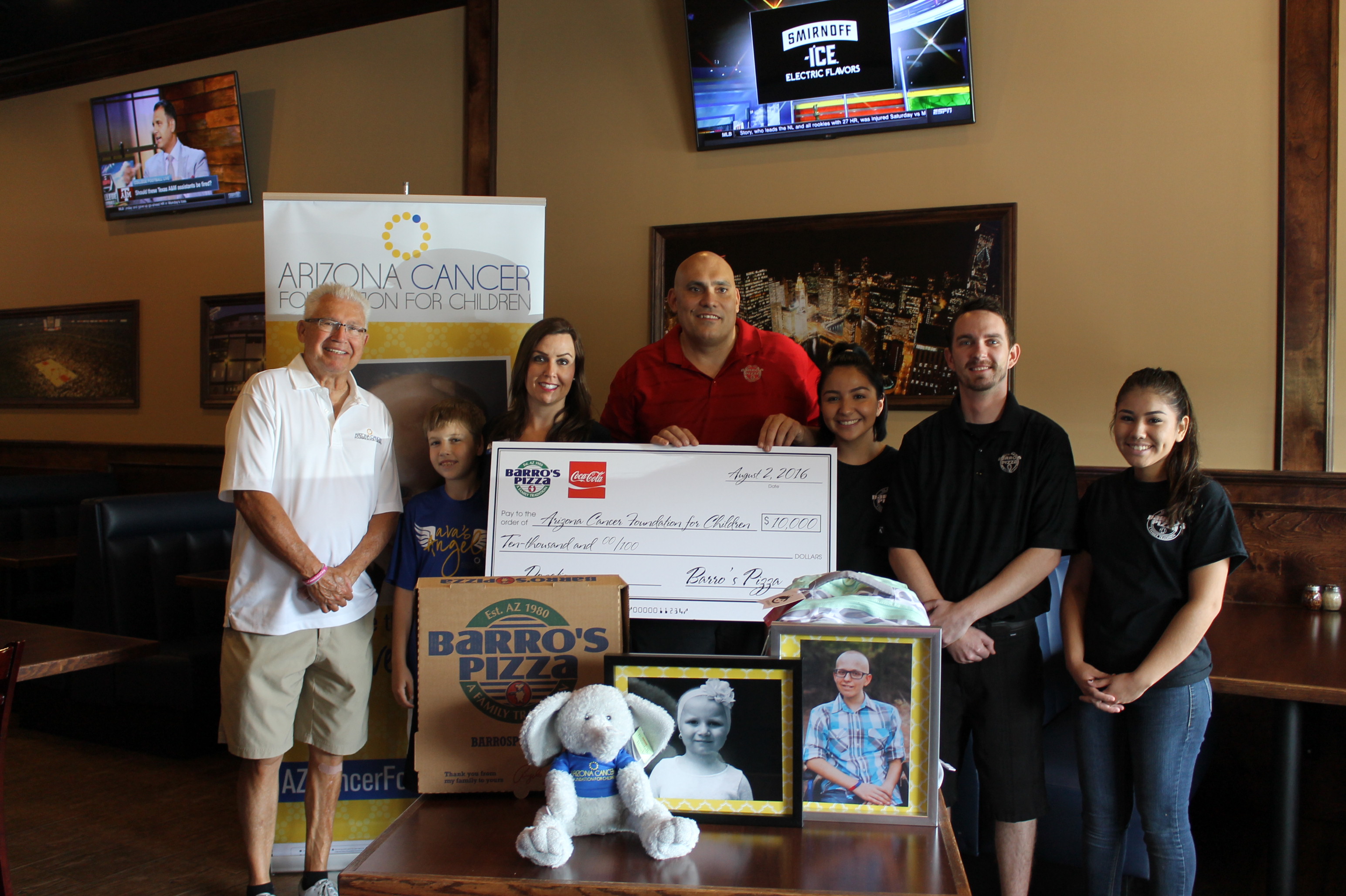 Barro’s Pizza Raises $10,000 for Families Affected by Pediatric Cancer ...